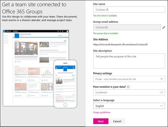 5 Impressive Features of SharePoint Team Sites in Office 365