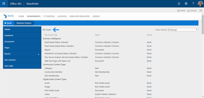 What are SharePoint Content Types and How to Create them?