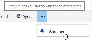 How To Setup An Alert When A File Gets Added/Modified In A Document Library