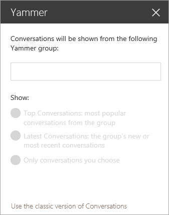 How To Use A Yammer Web Part in SharePoint Online