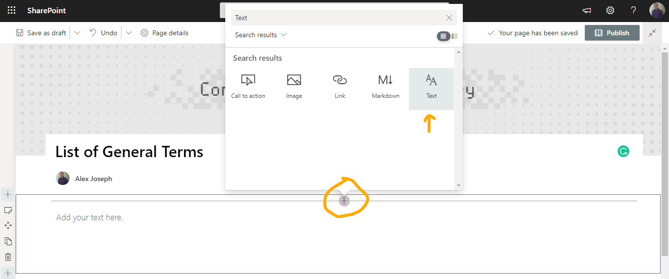 How To Create a Glossary Page in SharePoint