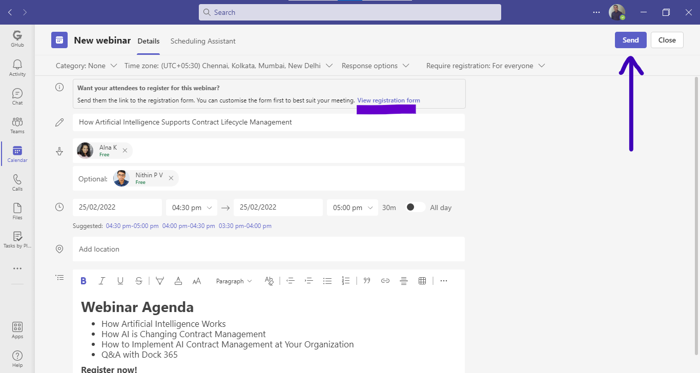 How To Create A Webinar in Microsoft Teams