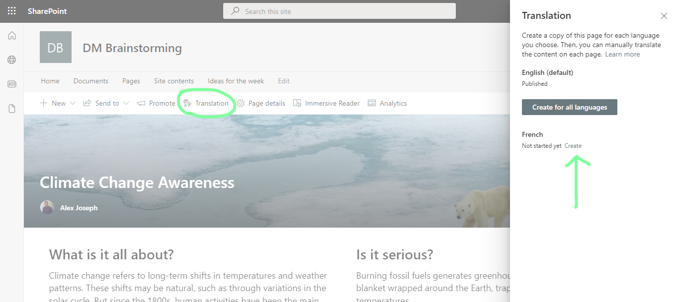 How To Create a Multilingual SharePoint Site