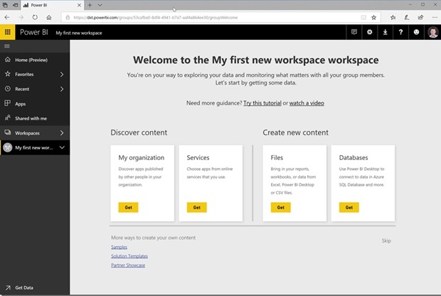 Power BI - Enabling your team with new workspace environment