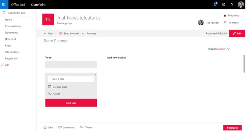 How to set up a Microsoft Planner Web Part for Your SharePoint