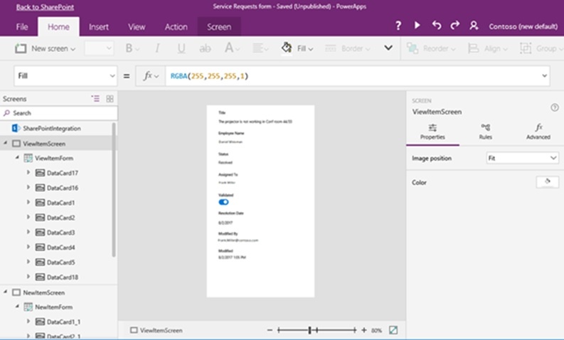 How to Customize a SharePoint List Form with PowerApps
