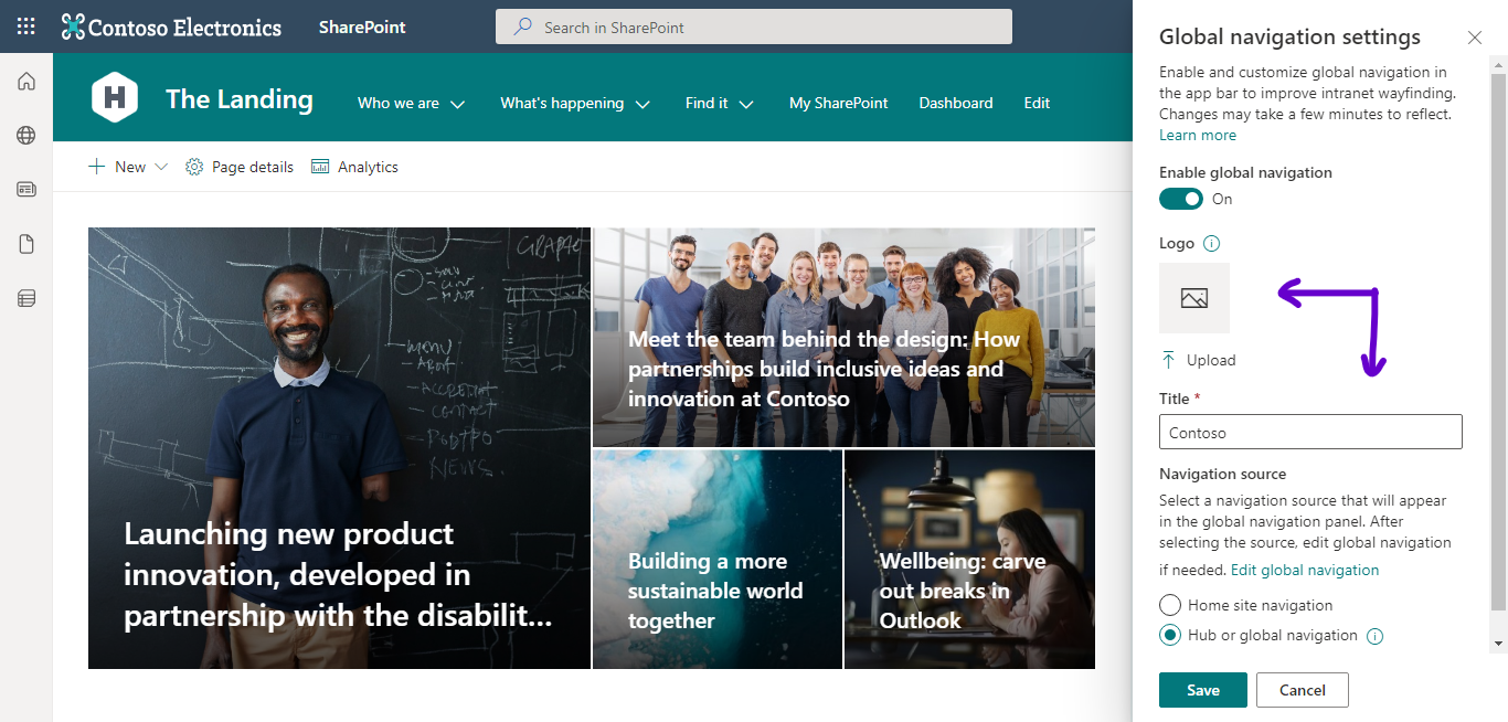 How To Set Up Global Navigation in the SharePoint App Bar