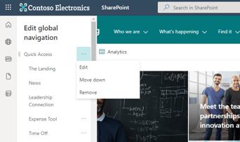 How To Set Up Global Navigation in the SharePoint App Bar