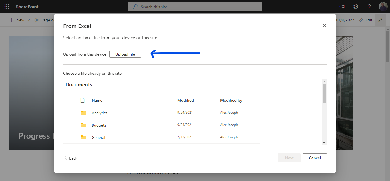 How To Create A List in SharePoint from An Excel Spreadsheet
