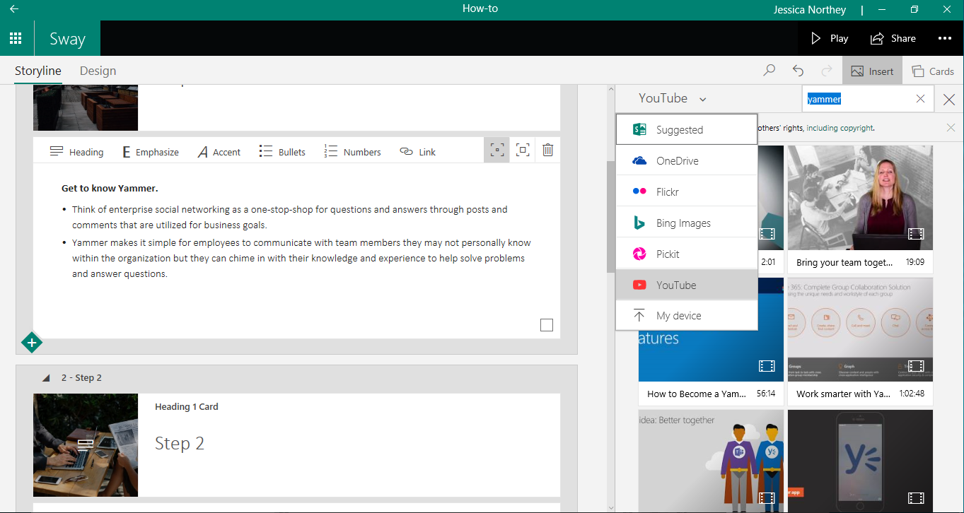 How to Improve Your Presentations with a WOW Factor using Microsoft Sway