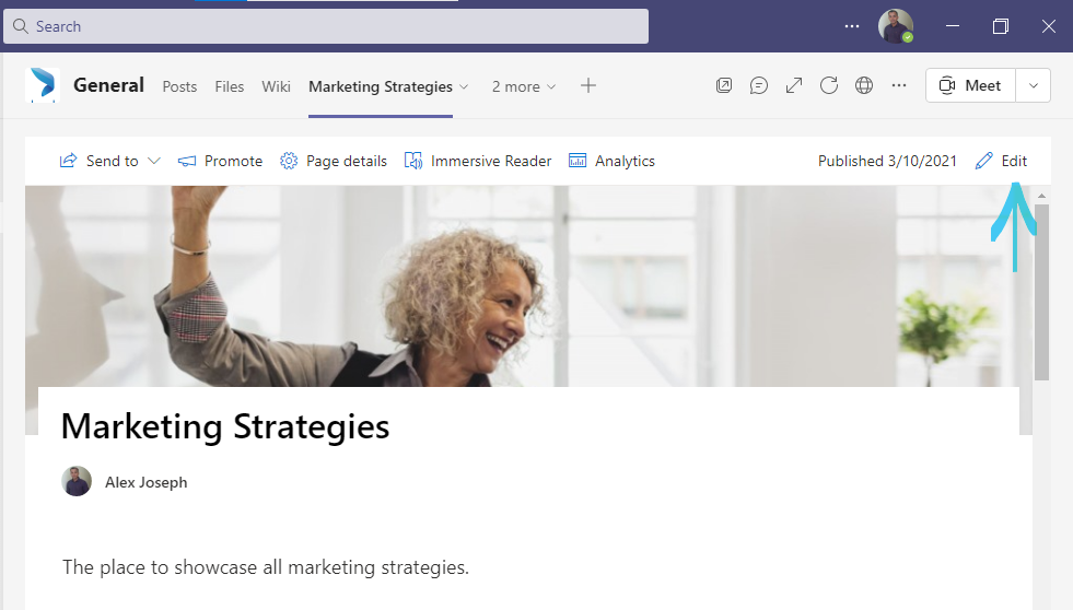 How To Edit SharePoint Pages and News Posts In Microsoft Teams
