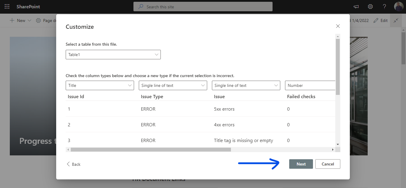 How To Create A List in SharePoint from An Excel Spreadsheet