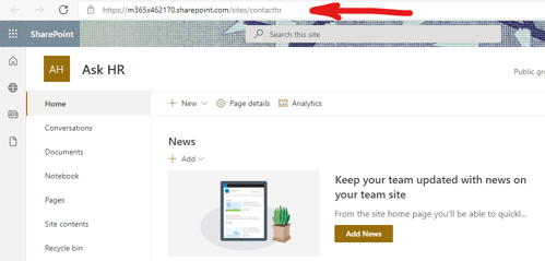 How To Change A SharePoint Site Address