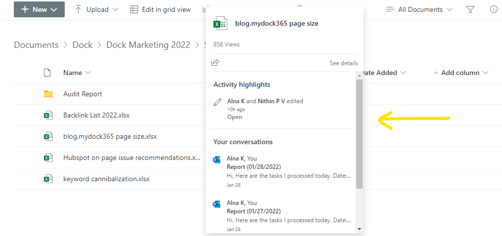 How To Use SharePoint File Insights