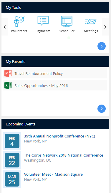 A Custom-Built Microsoft SharePoint Intranet for Nonprofits with Dock