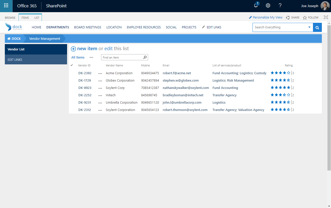 A Custom-Built Microsoft SharePoint Intranet for Nonprofits with Dock