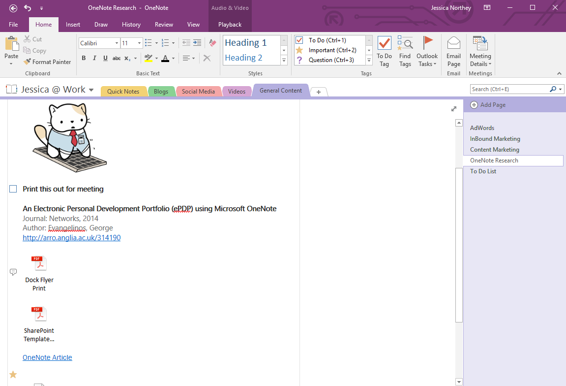 How to Use Microsoft OneNote for Project Management