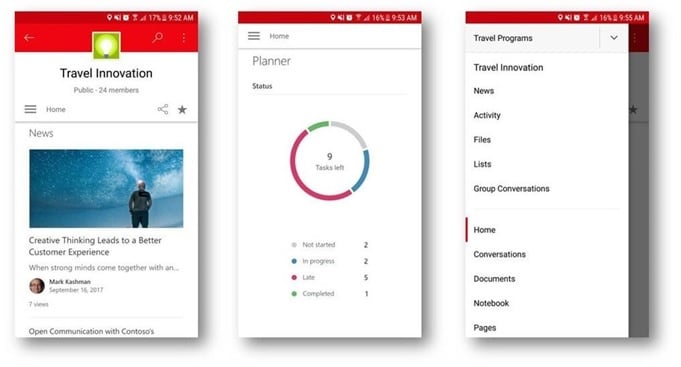 Checkout the Recent Updates for the SharePoint Mobile App