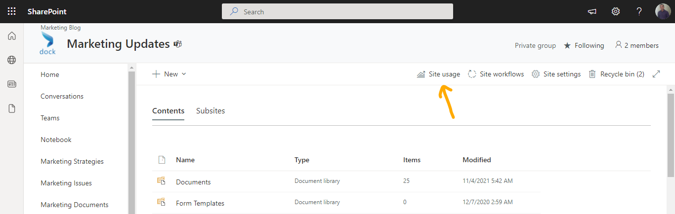 Easy Ways to Access SharePoint Usage Reports