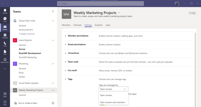 How to Use Tags in Microsoft Teams