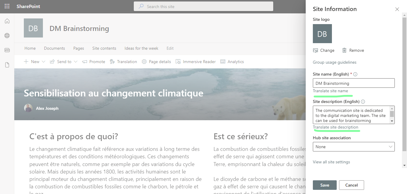 How To Create a Multilingual SharePoint Site