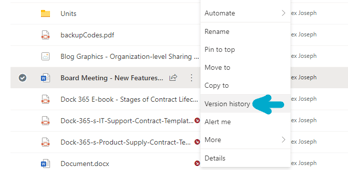 How to Restore Files to Previous Versions in SharePoint