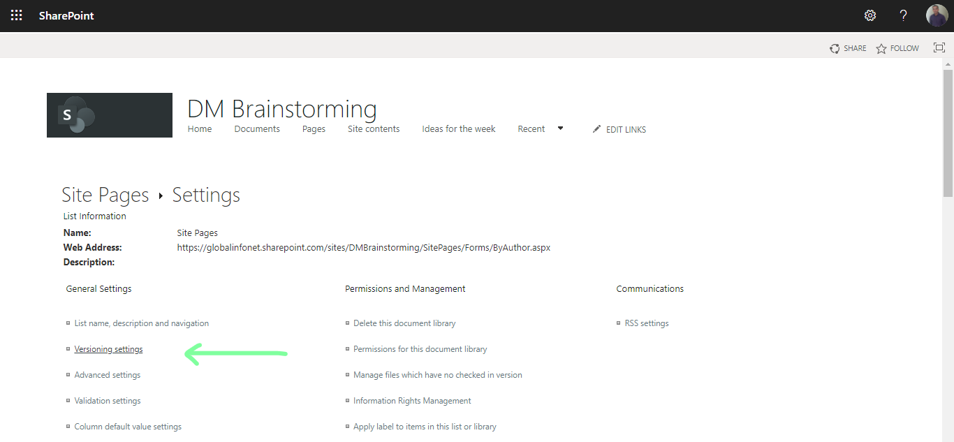 How to Configure a Page Approval Flow for a SharePoint Site